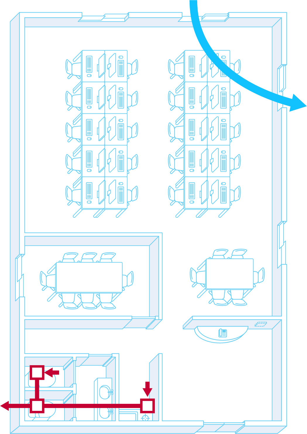Expert Ventilation Methods for Offices & Stores | Daikin Tech-Knowledge ...